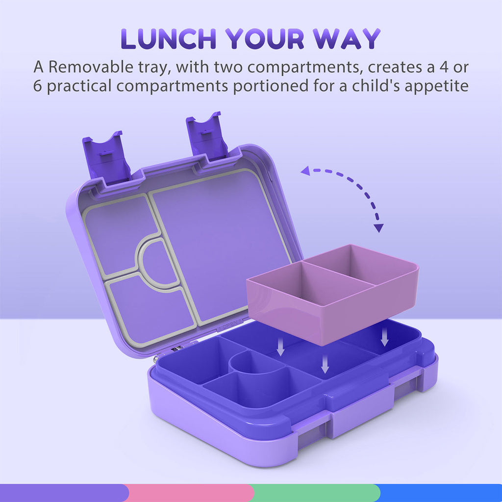 Caperci Versatile Kids Bento Lunch Box